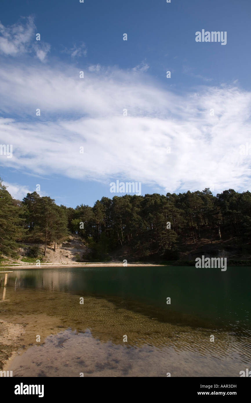 The Blue Pool Furzebrook Wareham Dorset UK Stock Photo - Alamy