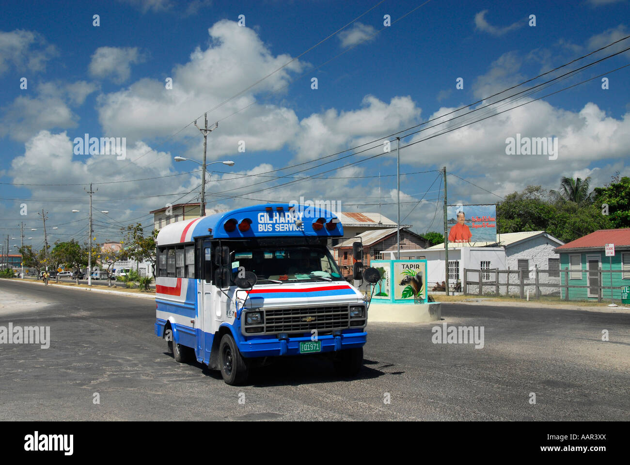 Street in Corozal, Corozal District, Belize, Central America Stock ...