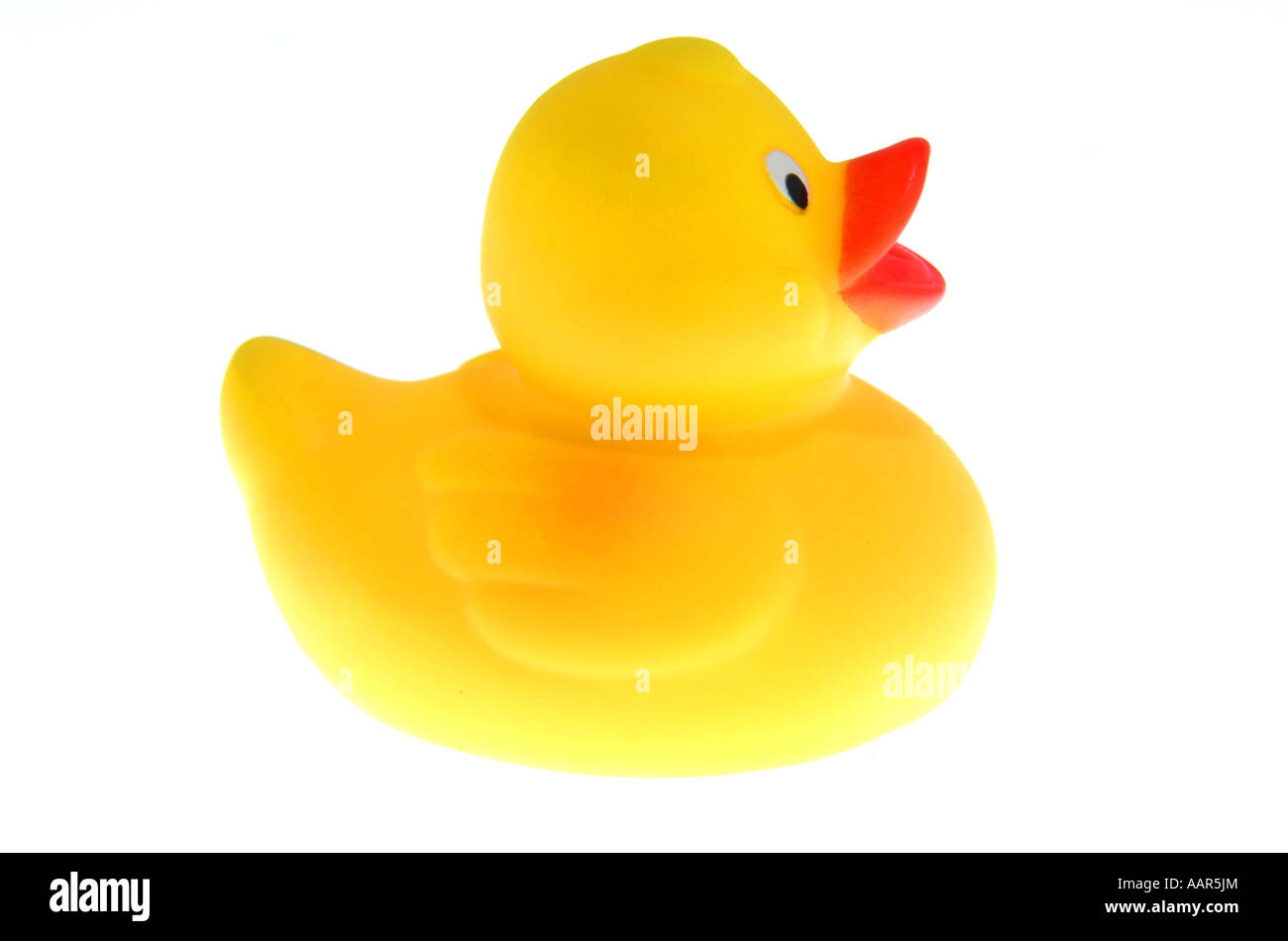 side view of cute yellow rubber duck Stock Photo - Alamy