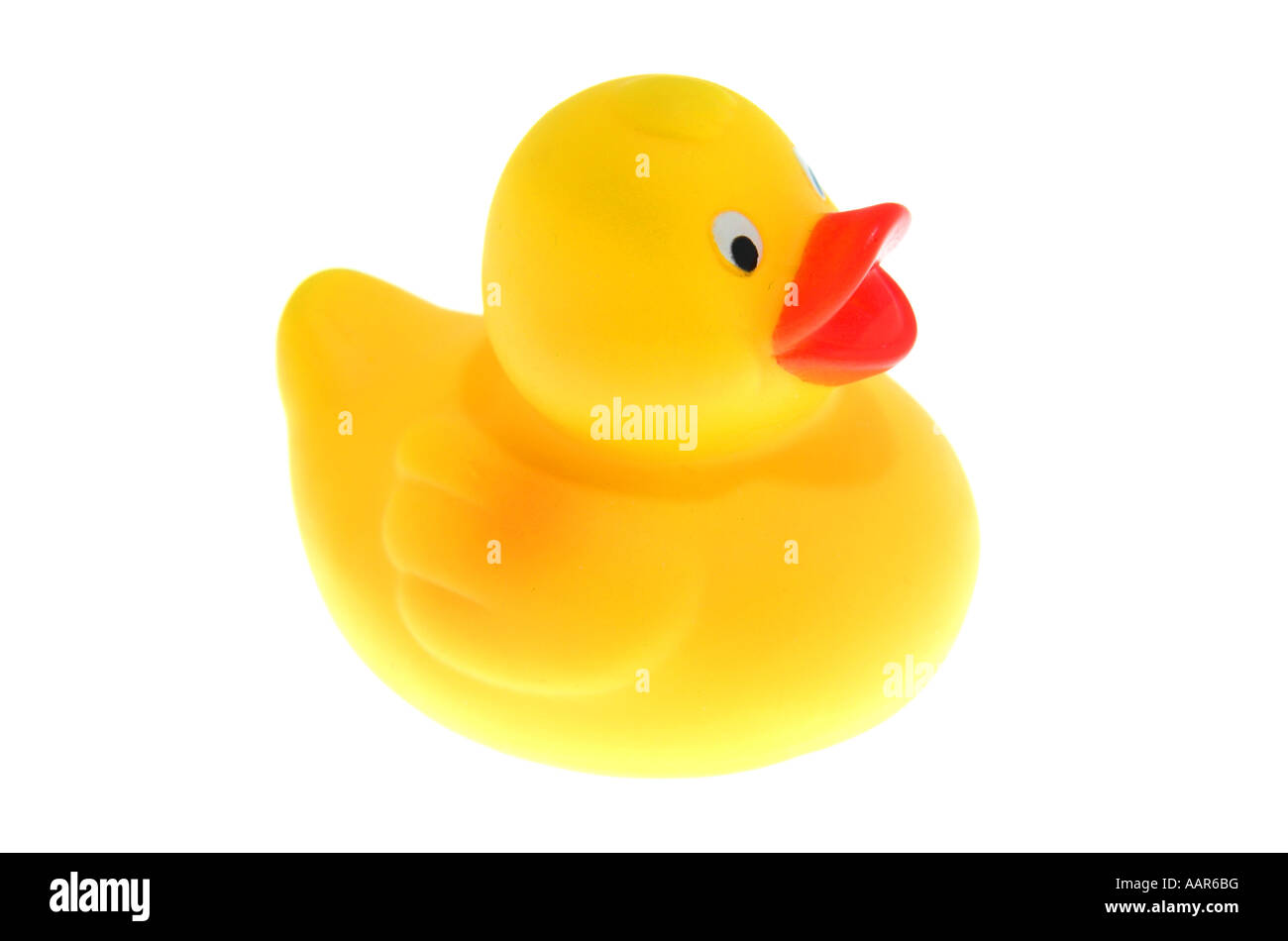 side view of cute yellow rubber duck Stock Photo - Alamy
