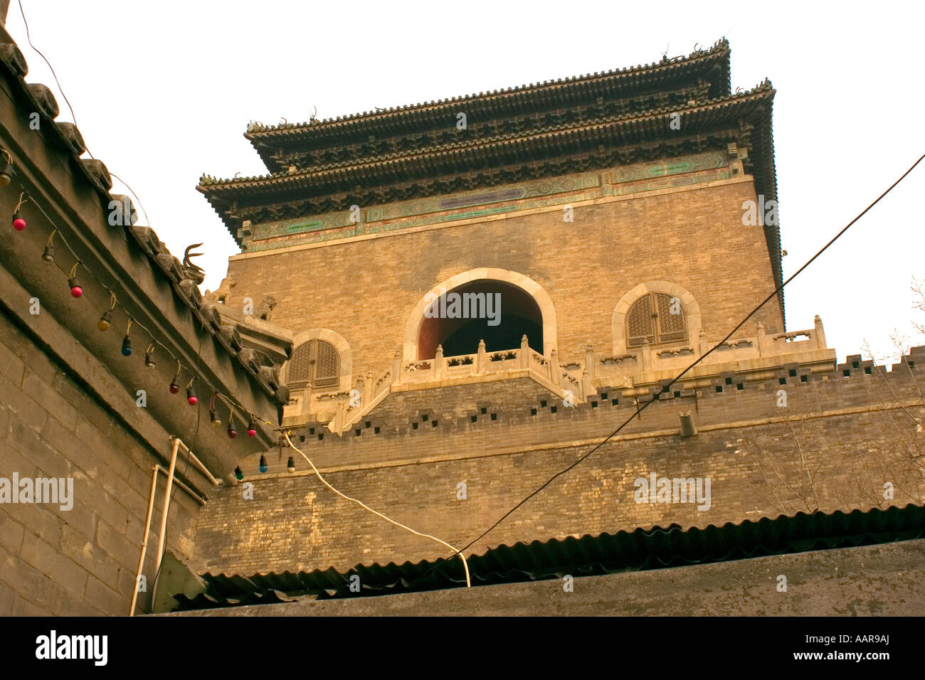 An old traditional chinese building close to the hutongs, Beijing China ...