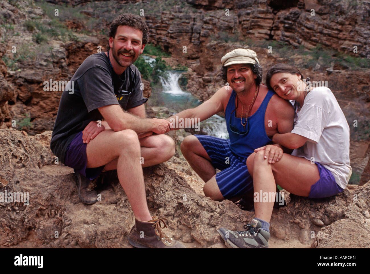 Craig Chris Todd at BEAVER FALLS along HAVASU CREEK GRAND CANYON ...