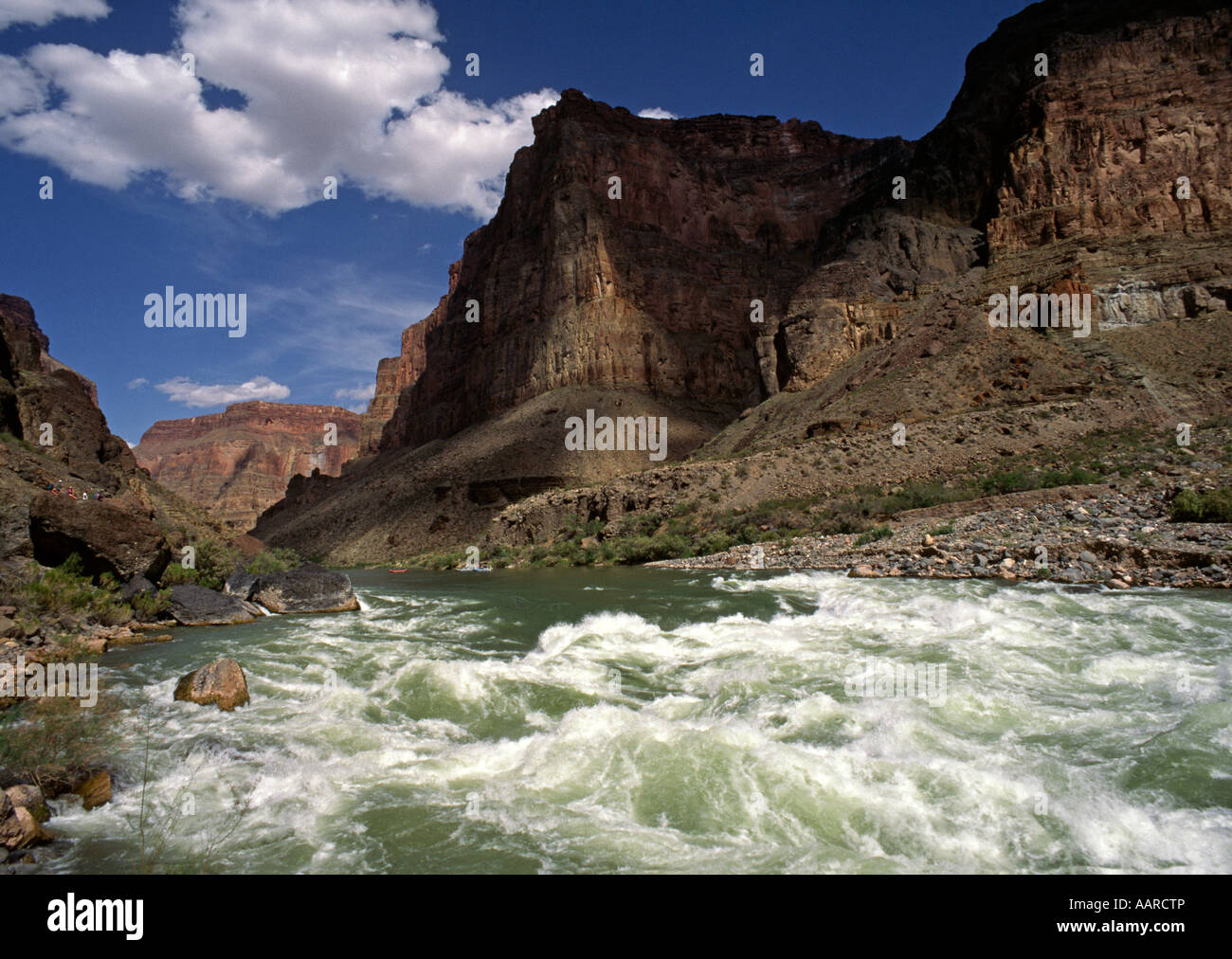 LAVA FALLS RAPID class 10 is one of the largest on the COLORADO RIVER ...