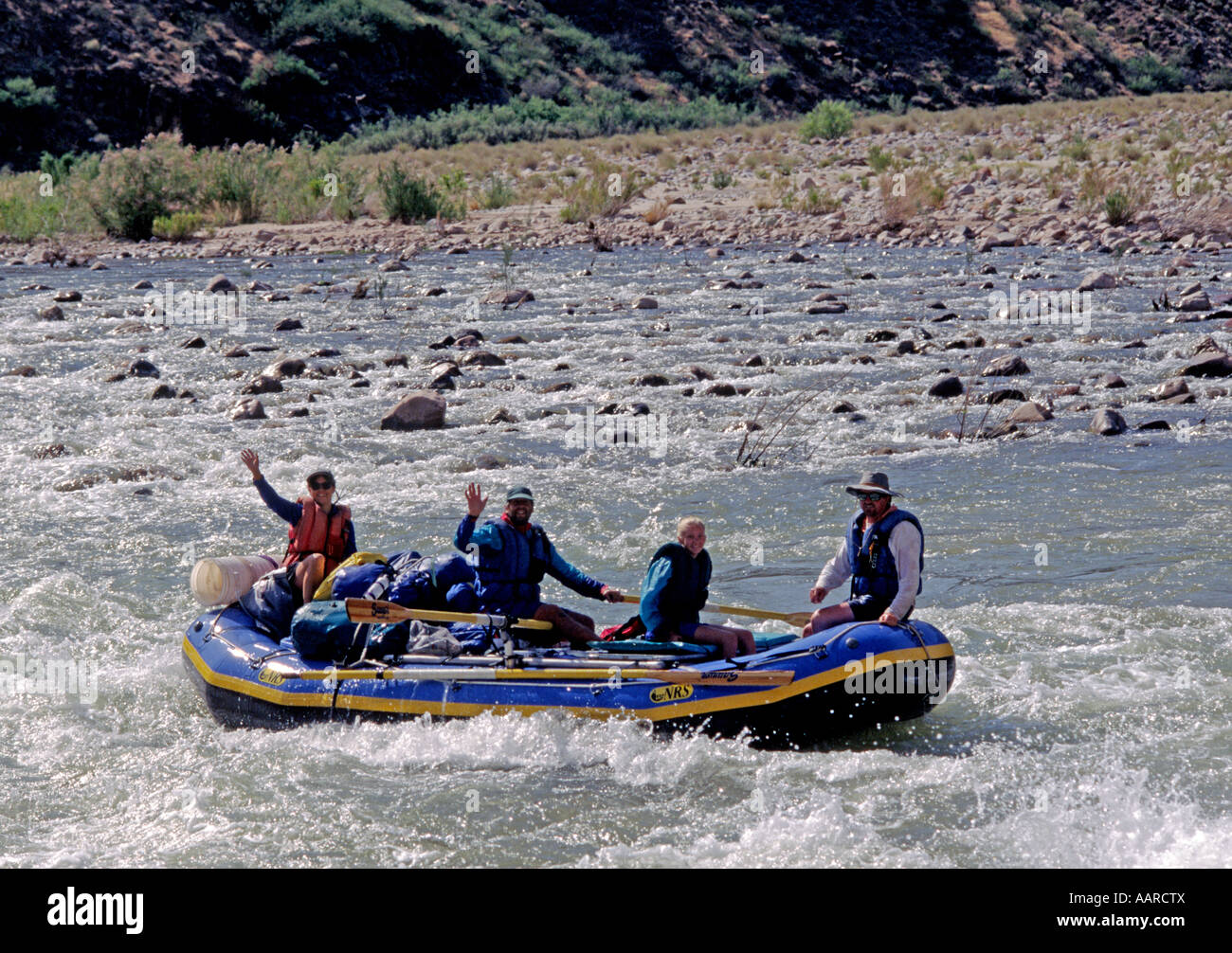 Rafting the mighty COLORADO RIVER GRAND CANYON NATIONAL PARK ARIZONA MR ...