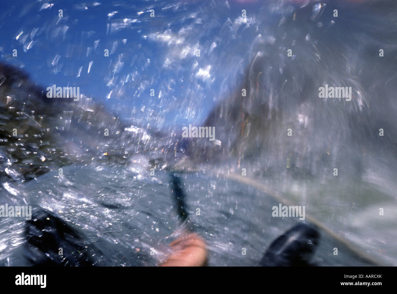 Passengers view of rafting the COLORADO RIVER GRAND CANYON NATIONAL ...