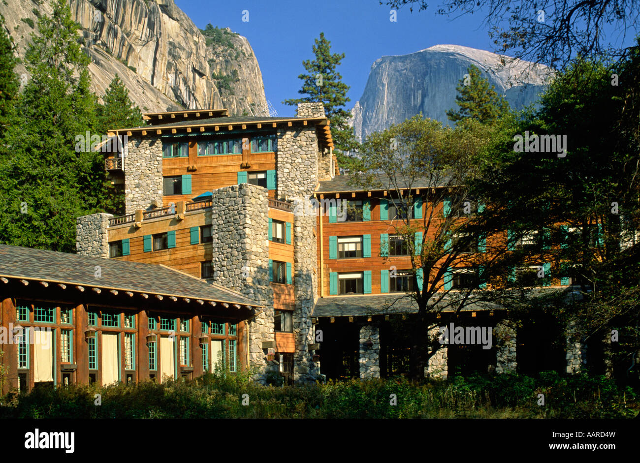 The beautiful AHWAHNEE LODGE was built in the early days of the parks ...