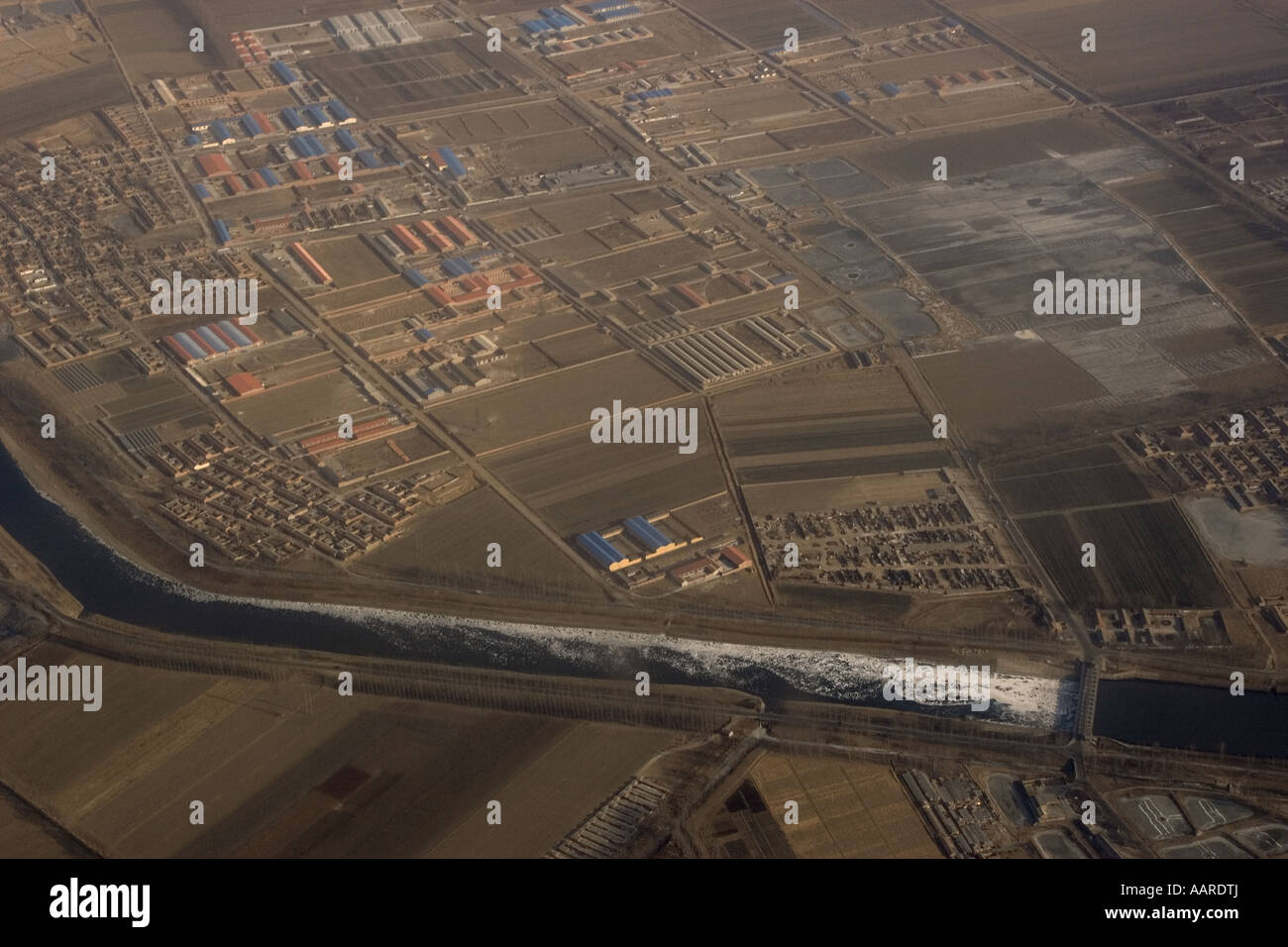 Aerial view of Beijing China Stock Photo - Alamy