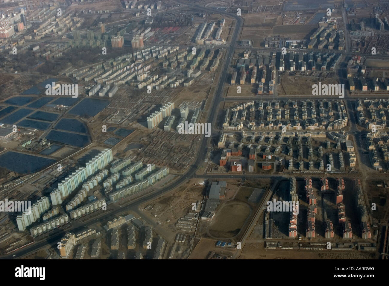 Aerial view of Beijing China Stock Photo - Alamy