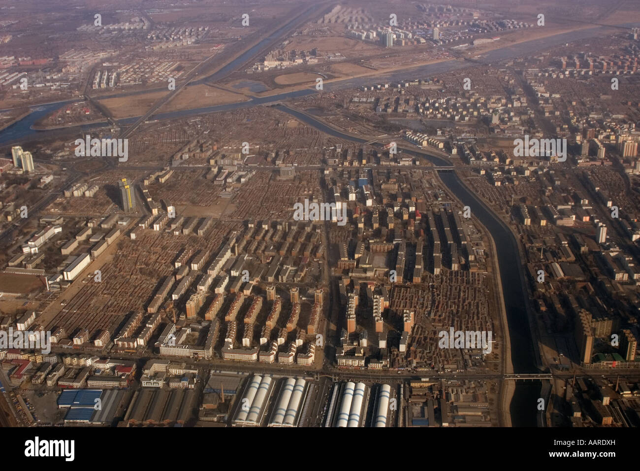 Aerial view of Beijing China Stock Photo - Alamy
