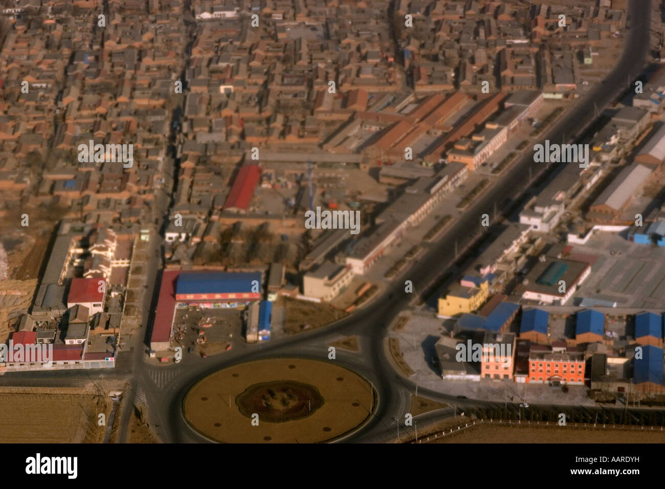 Aerial view of Beijing China Stock Photo - Alamy
