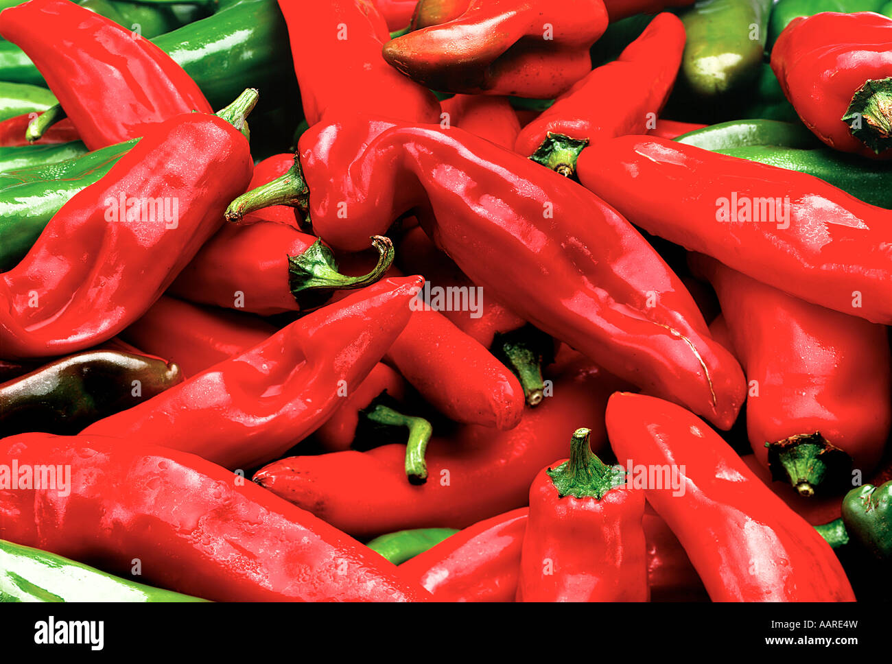 Red Hot Peppers Stock Photo - Alamy