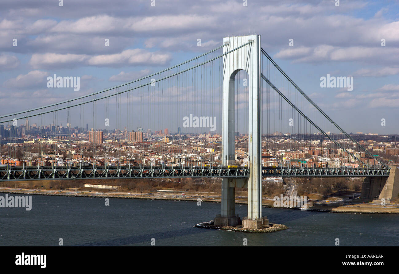 Verrazano narrows bridge at hi-res stock photography and images - Alamy
