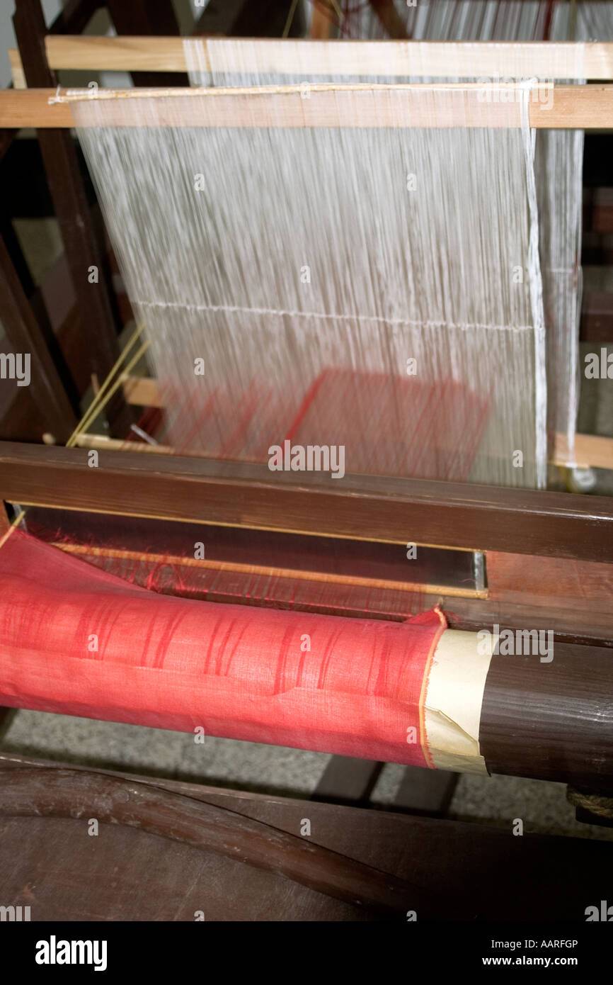 Silk manufacture Beijing China Stock Photo - Alamy