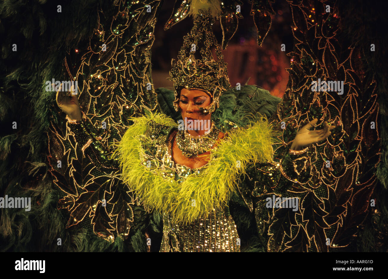 Brazil Rio de Janeiro Samba show at Plataforma Theatre Stock Photo - Alamy