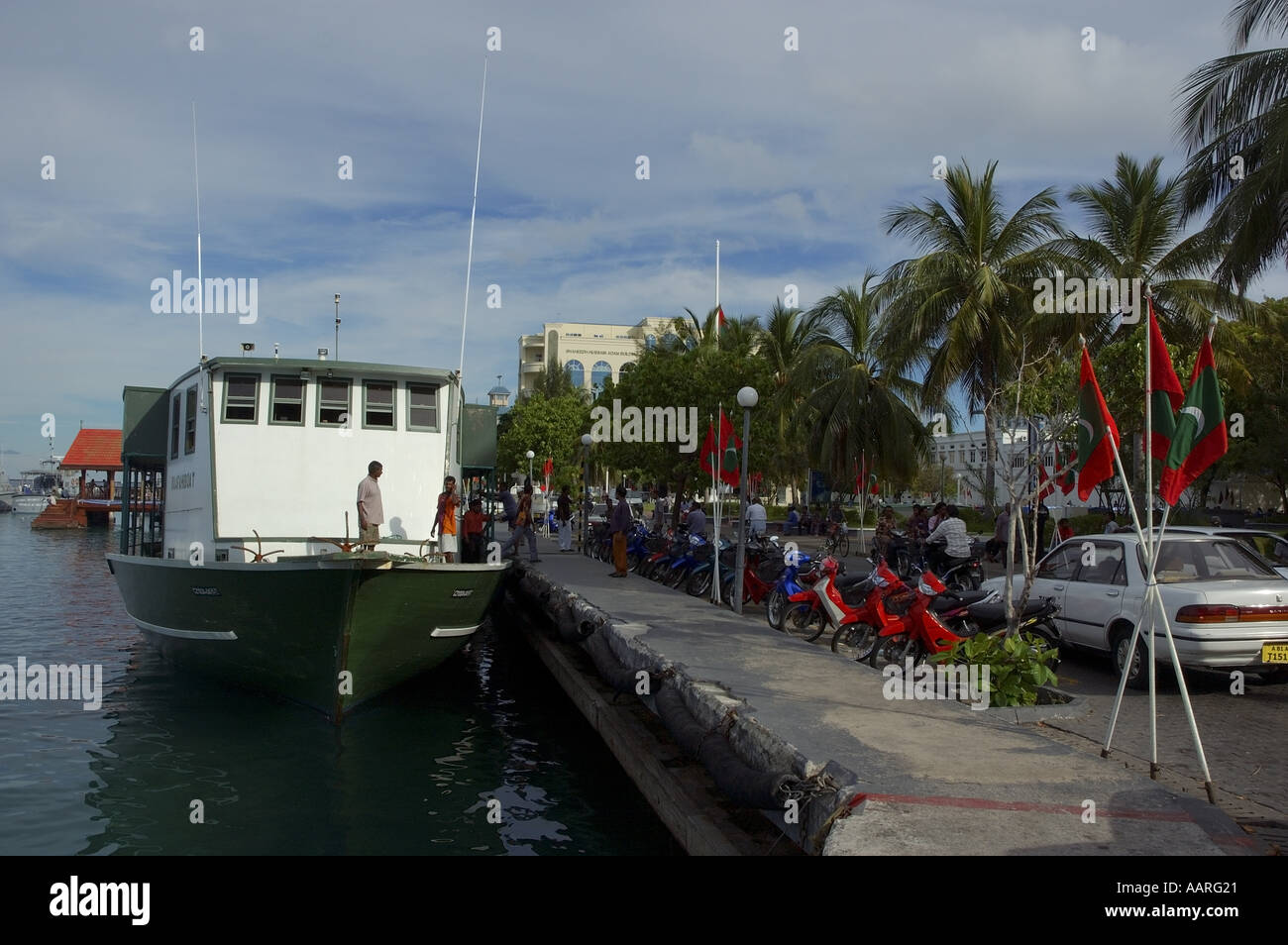 Maldives North Male Atoll Male City Port Stock Photo - Alamy