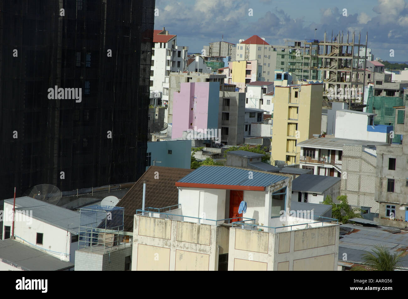 Maldives City Of Male Skyline Stock Photo - Alamy