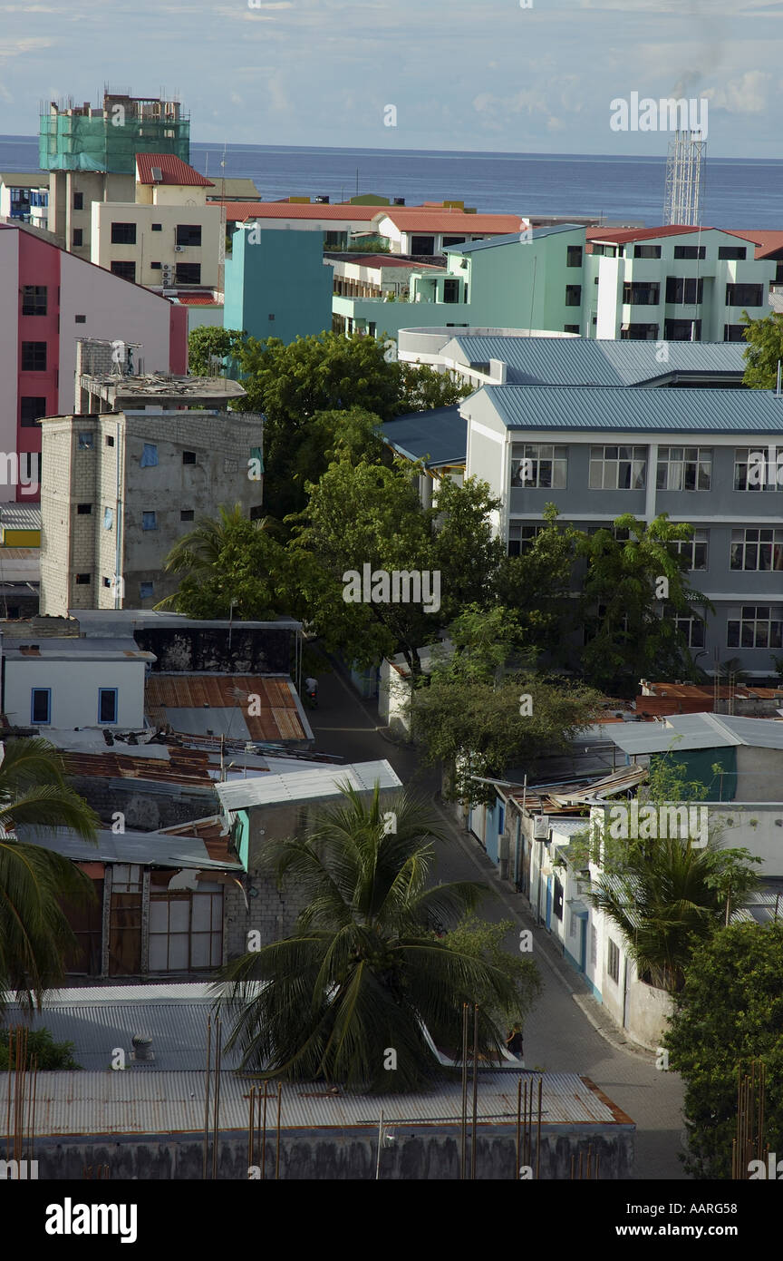 Maldives City Of Male Skyline Stock Photo - Alamy