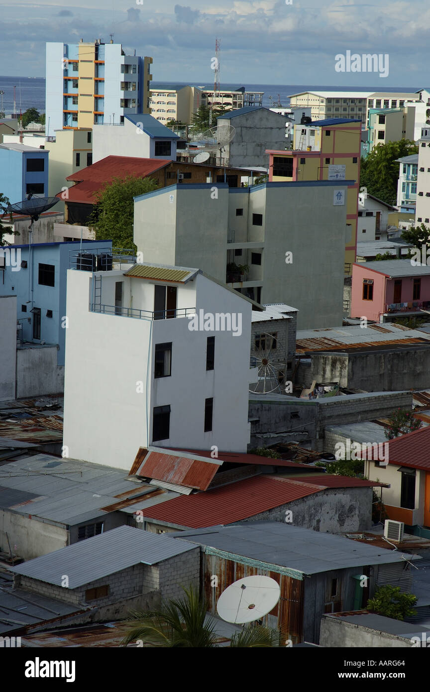 Maldives City Of Male Skyline Stock Photo - Alamy