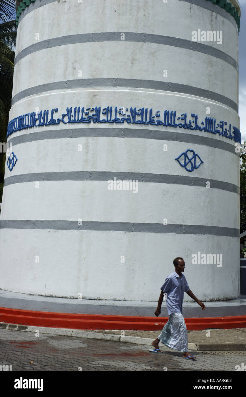 Maldives City Of Male The Munnaaru Cylindrical Minaret Near Hukuru ...