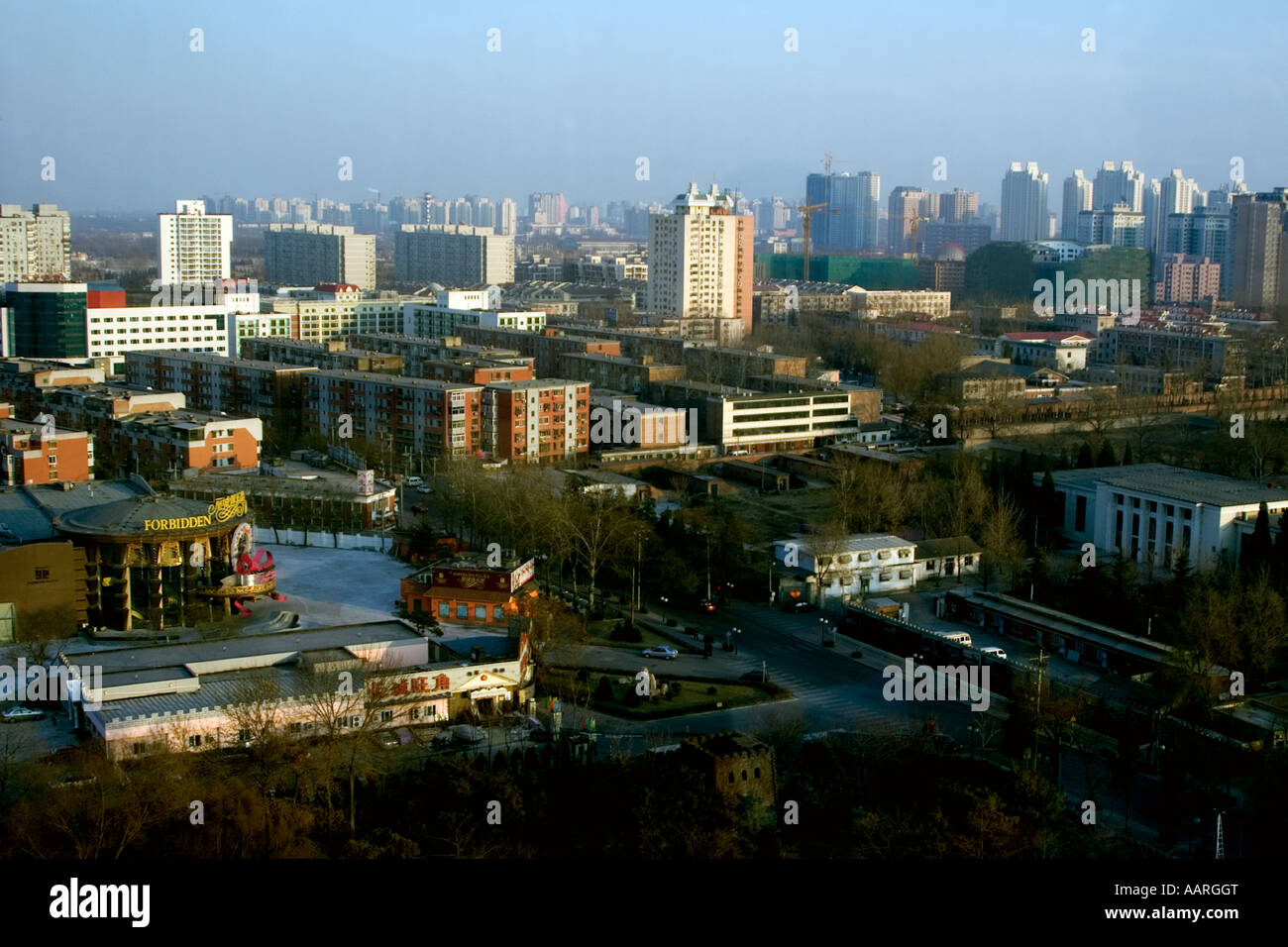 Aerial view of Beijing China Stock Photo - Alamy