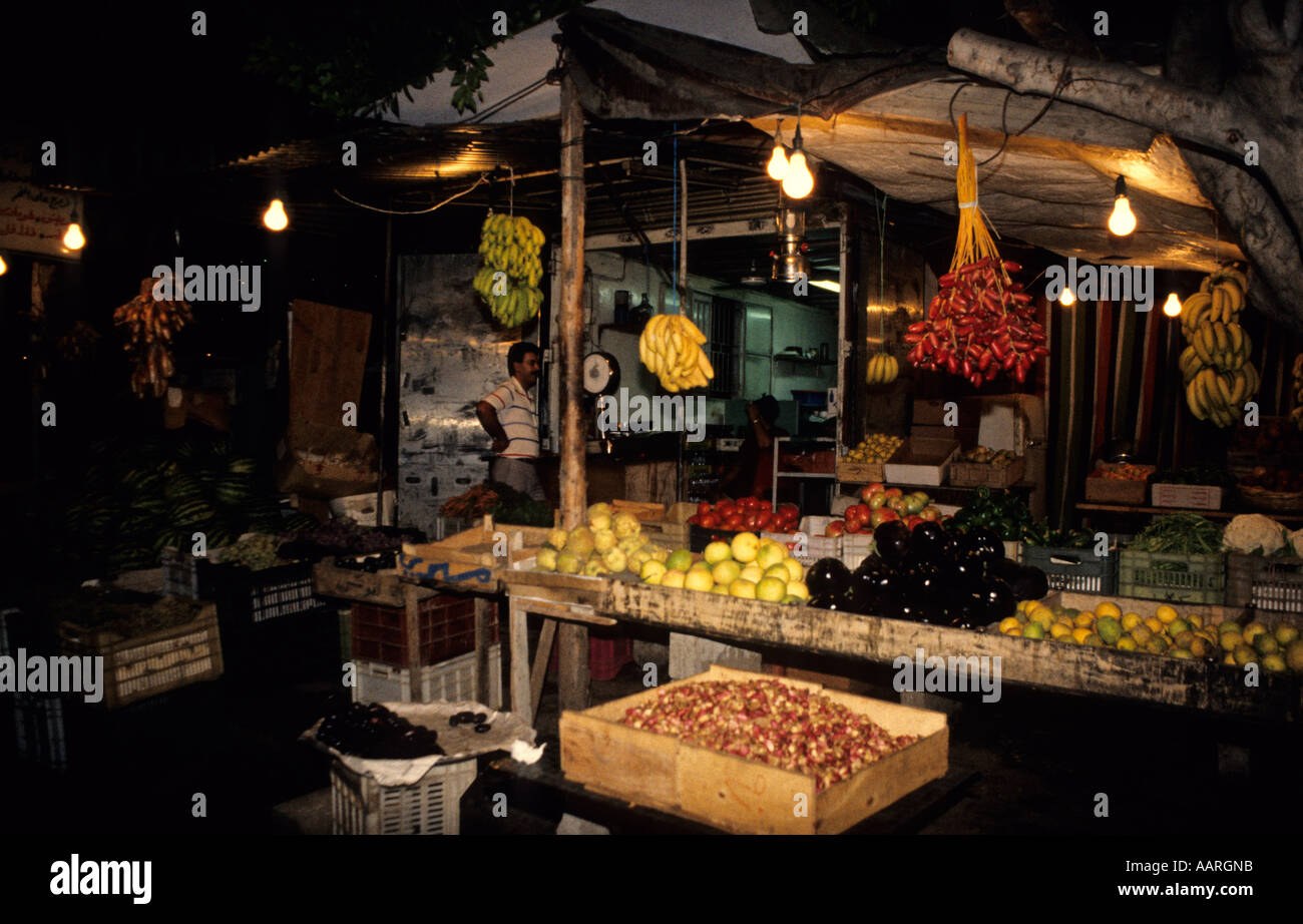 Vegetables stall Beirut Lebanon Stock Photo - Alamy