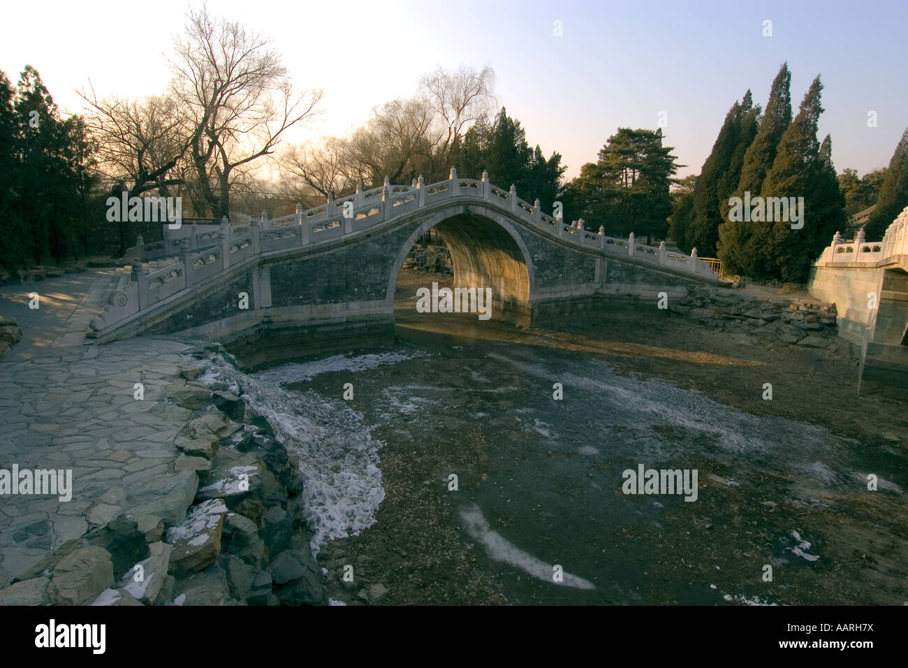 Old bridge from the Summer Palace or Yiheyuan Beijing China Stock Photo ...