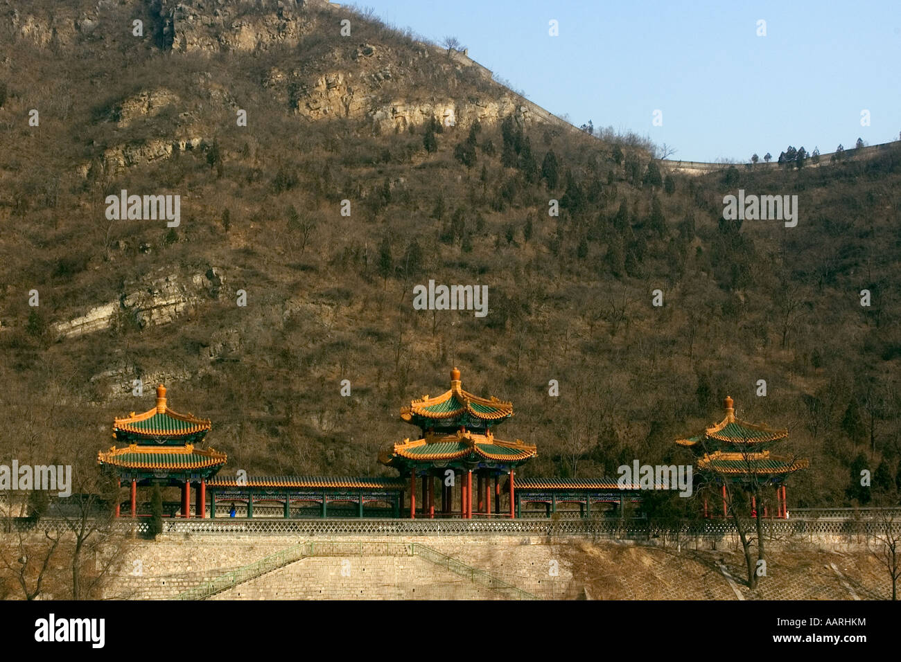 Mountains around Beijing China Stock Photo - Alamy