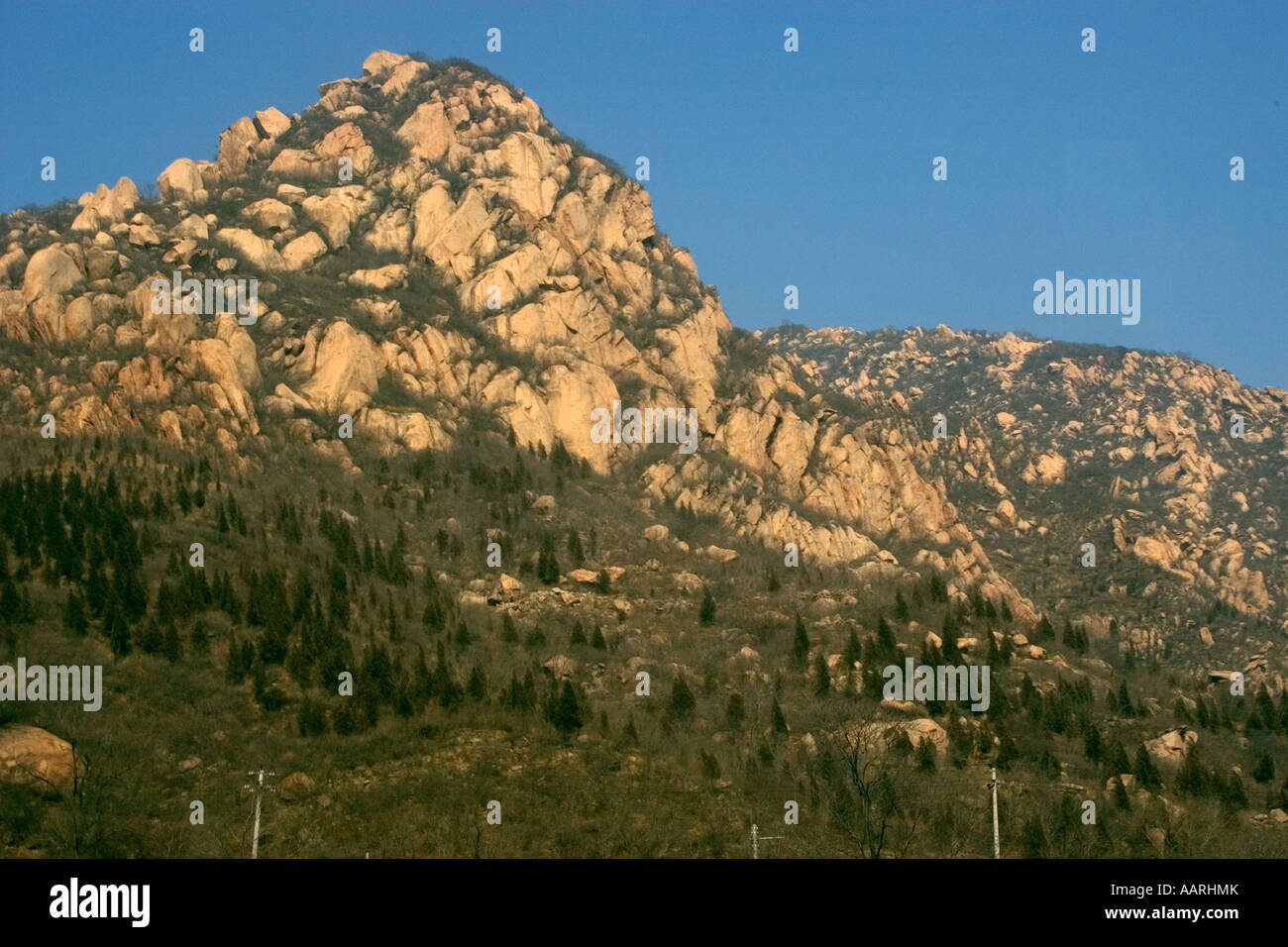 Mountains around Beijing China Stock Photo - Alamy