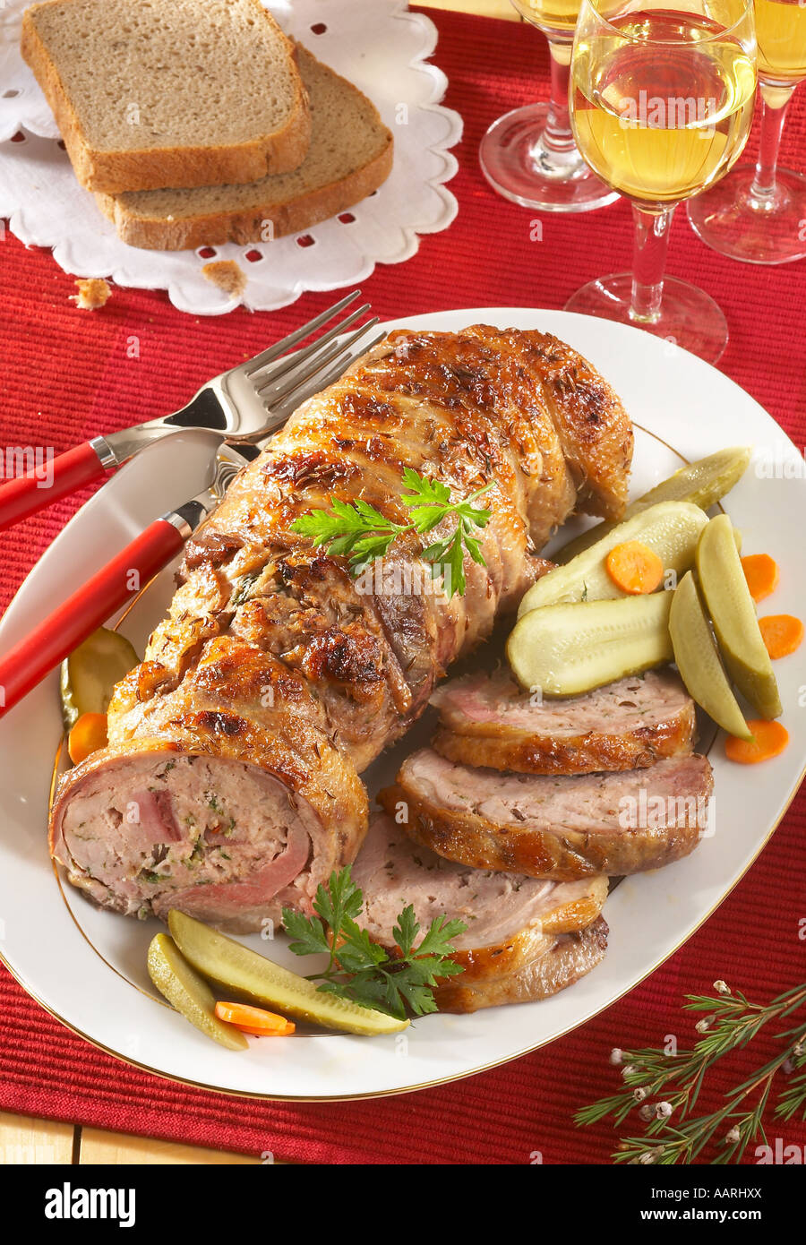 Food warm baked duck hi-res stock photography and images - Alamy