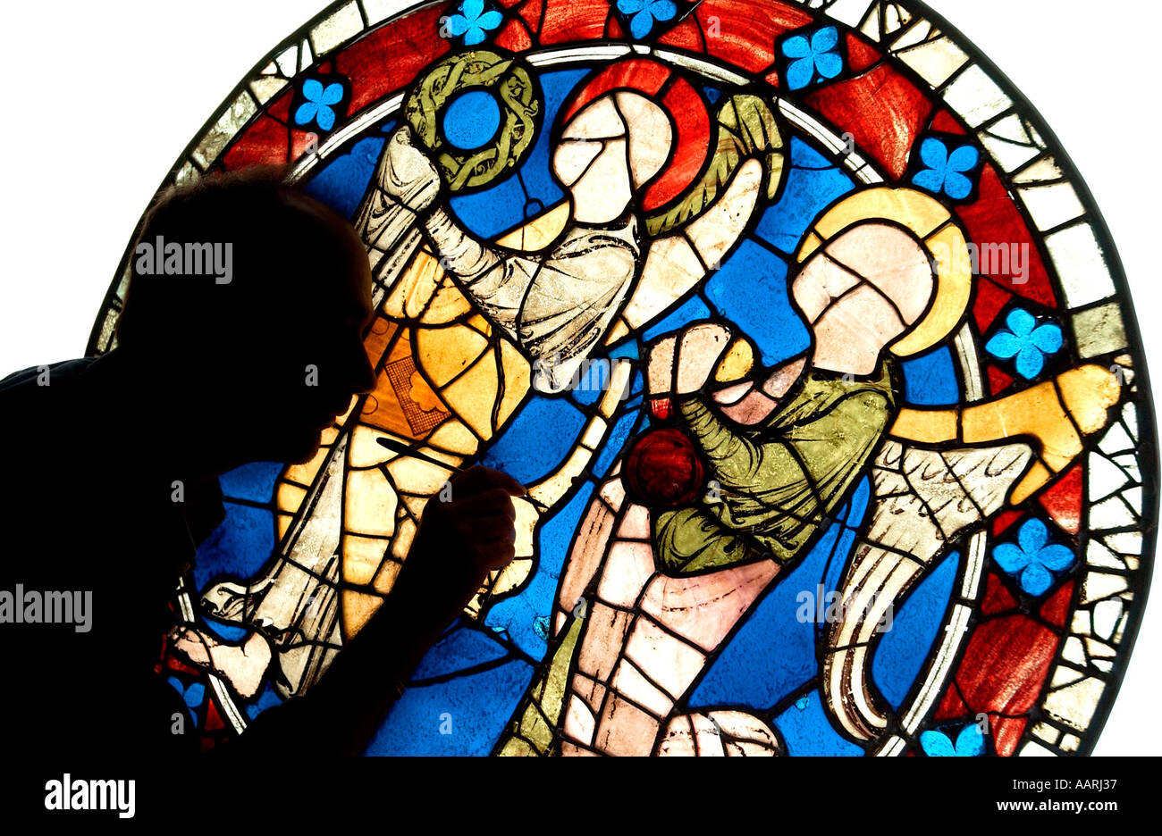 Stained glass roundel hi-res stock photography and images - Alamy