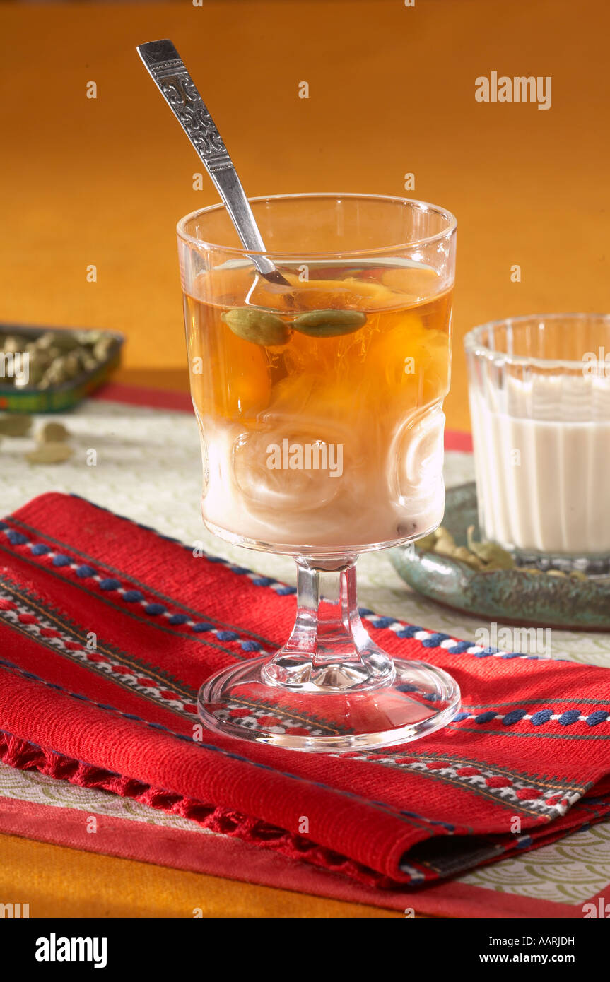 Indian Spicy Tea Stock Photo - Alamy
