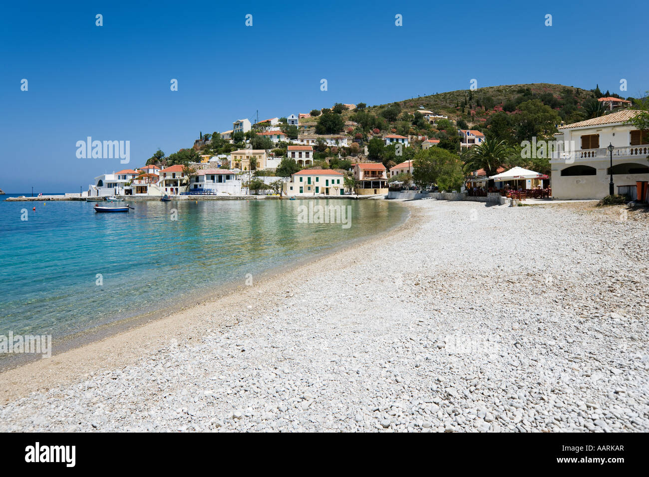 Town Beach, Assos, Kefalonia, Ionian Islands, Greece Stock Photo - Alamy