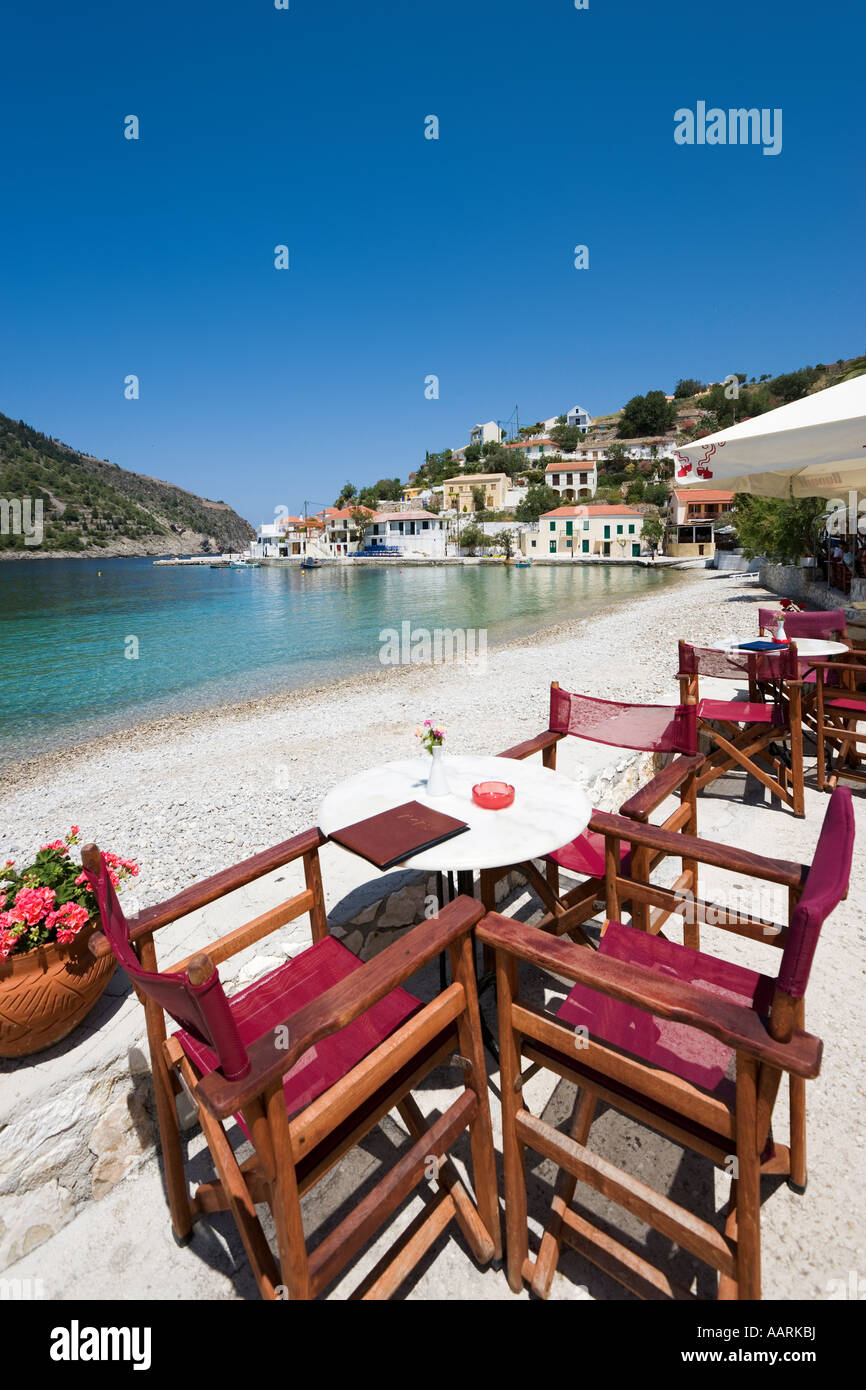 Greek restaurant menu assos hi-res stock photography and images - Alamy