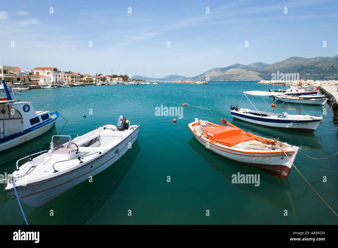 Harbour, Lixouri, Kefalonia, Ionian Islands, Greece Stock Photo - Alamy