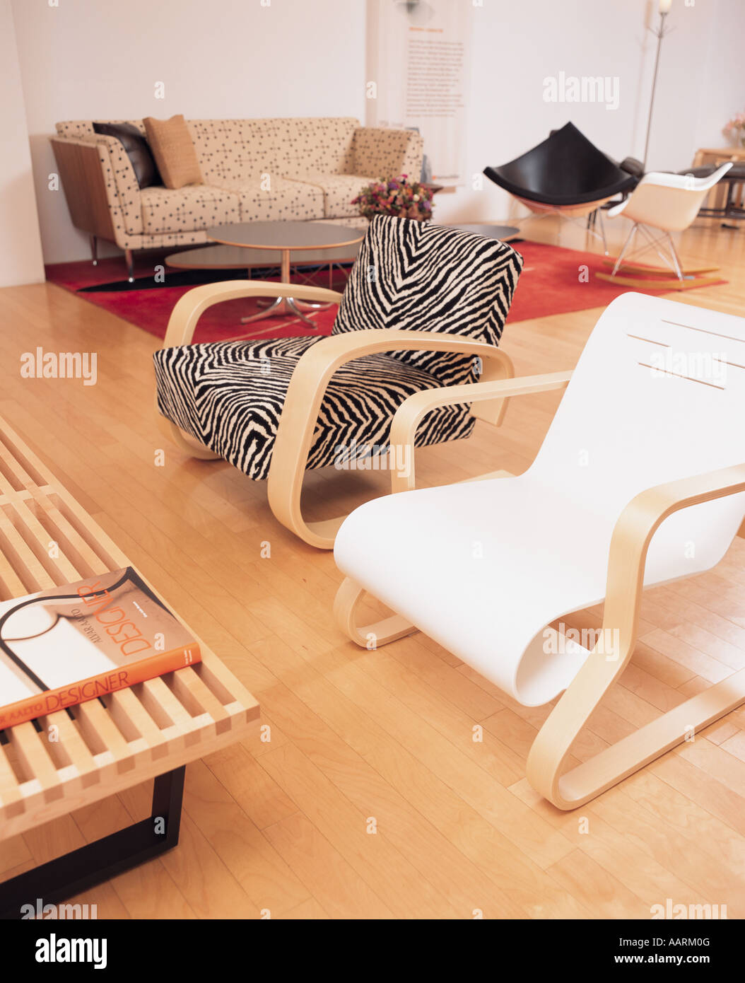 Chair exhibition hall Stock Photo - Alamy