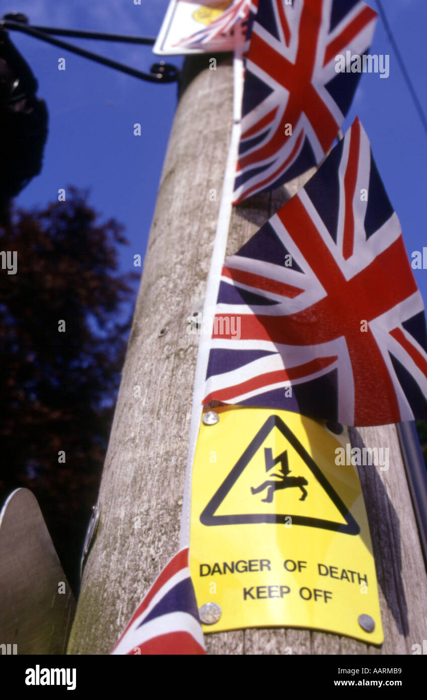 Warning sign UK Stock Photo - Alamy