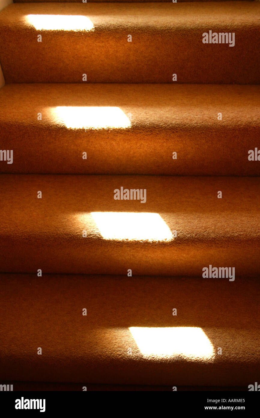 Light on steps Stock Photo - Alamy