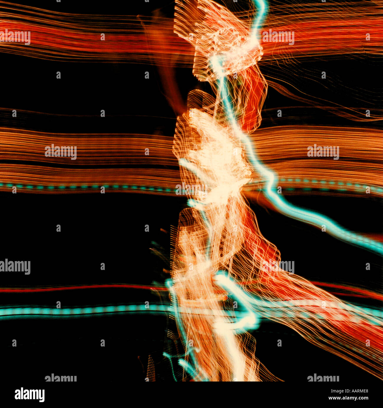 Patterns made with torches Stock Photo - Alamy