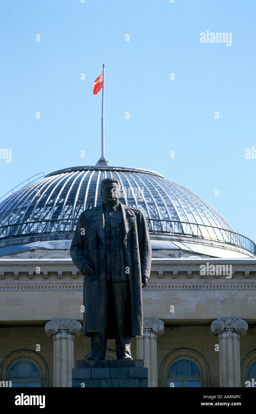 STALIN S STATUE IN GORI HIS BIRTH PLACE GEORGIA Stock Photo - Alamy
