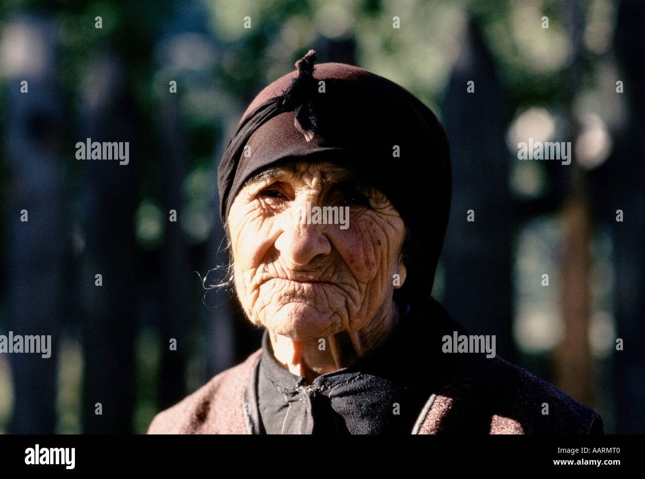GEORGIA OCT 1990 OLD WOMAN OF GEORGIA SVANETIA Stock Photo - Alamy