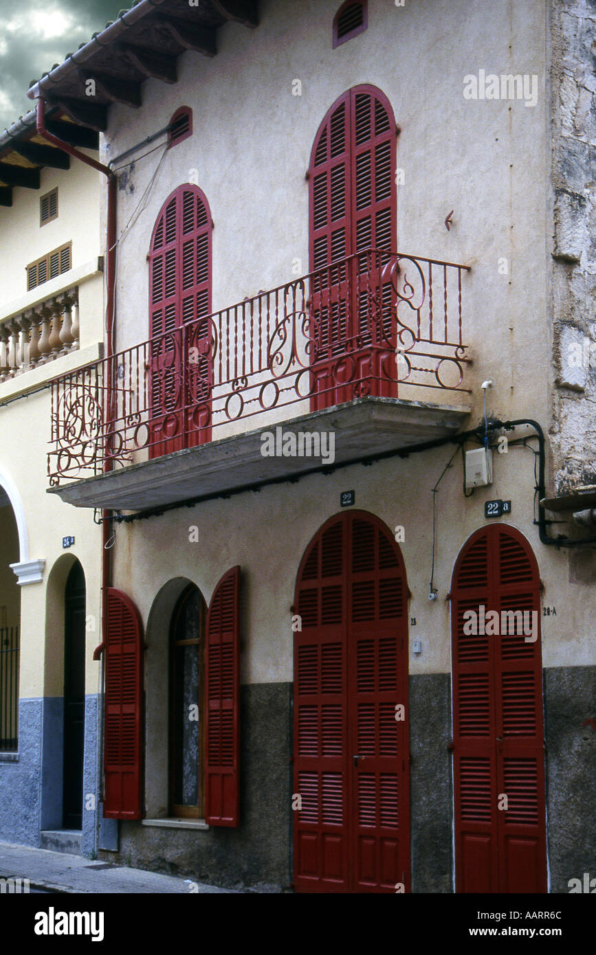 Typical Spanish house in inland village in Majorca Stock Photo - Alamy