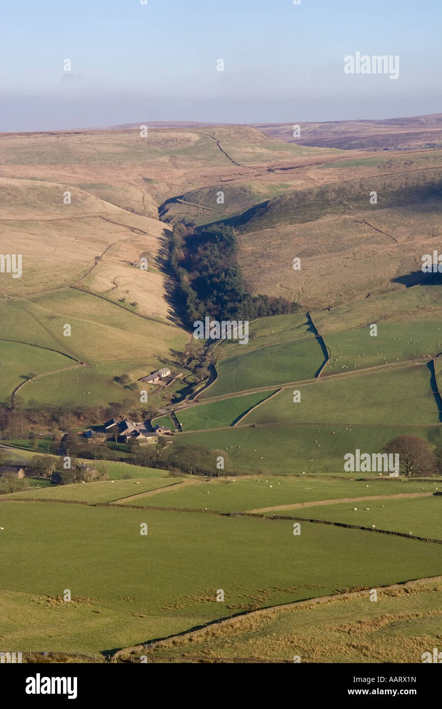View over Cumberland Cott from Shutlingsloe Peak District Stock Photo ...