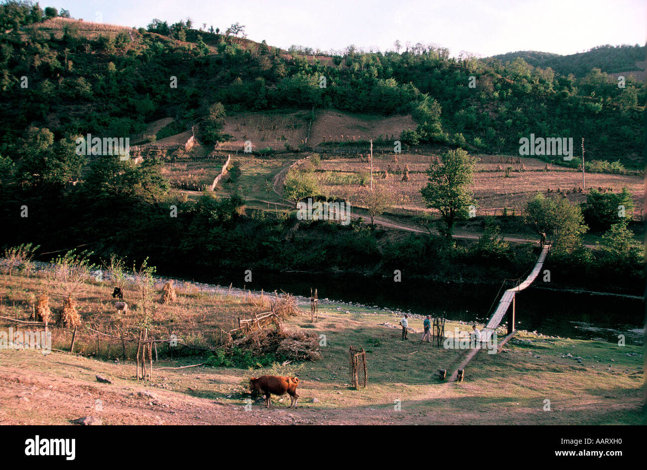 GEORGIA RURAL SCENE IN WESTERN GEORGIA 1999 Stock Photo - Alamy