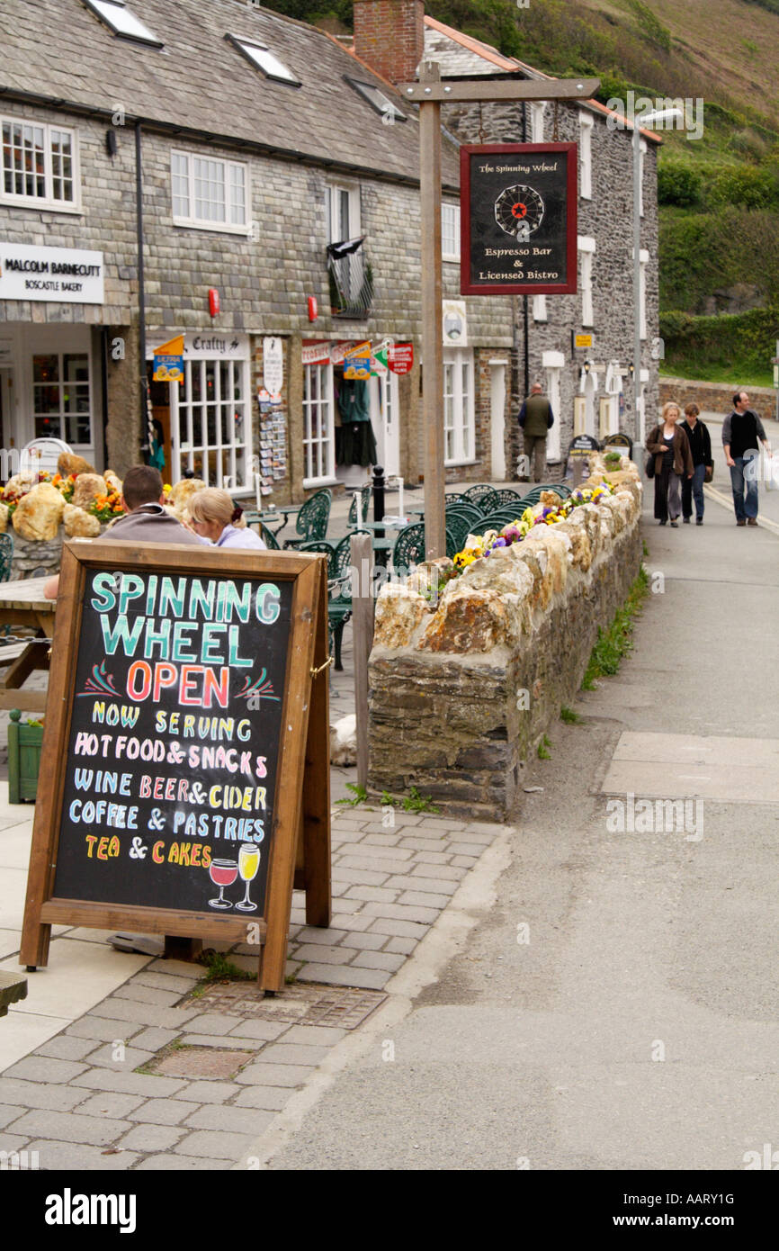 Boscastle restaurant cornwall hi-res stock photography and images - Alamy