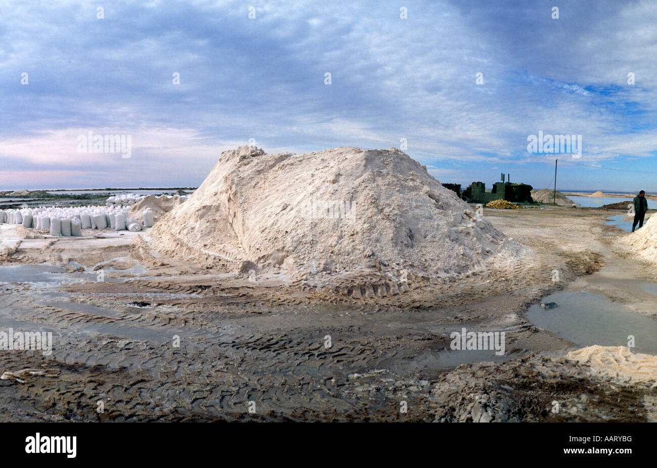 Chott el Djerid Tunisia Endorheic Salt Lake Largest Salt Pan of the ...
