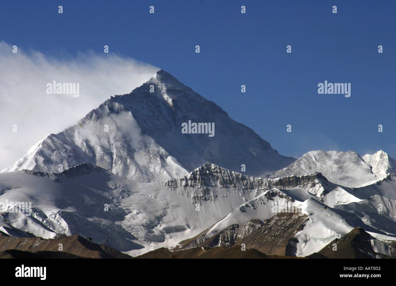 Chomolangma Mount Everest Tibet Stock Photo - Alamy