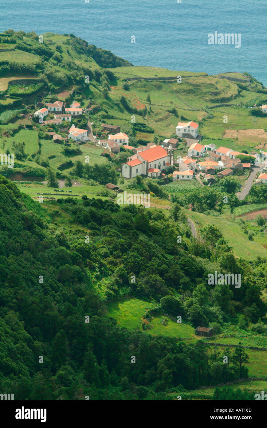 Village in a valley azores hi-res stock photography and images - Alamy