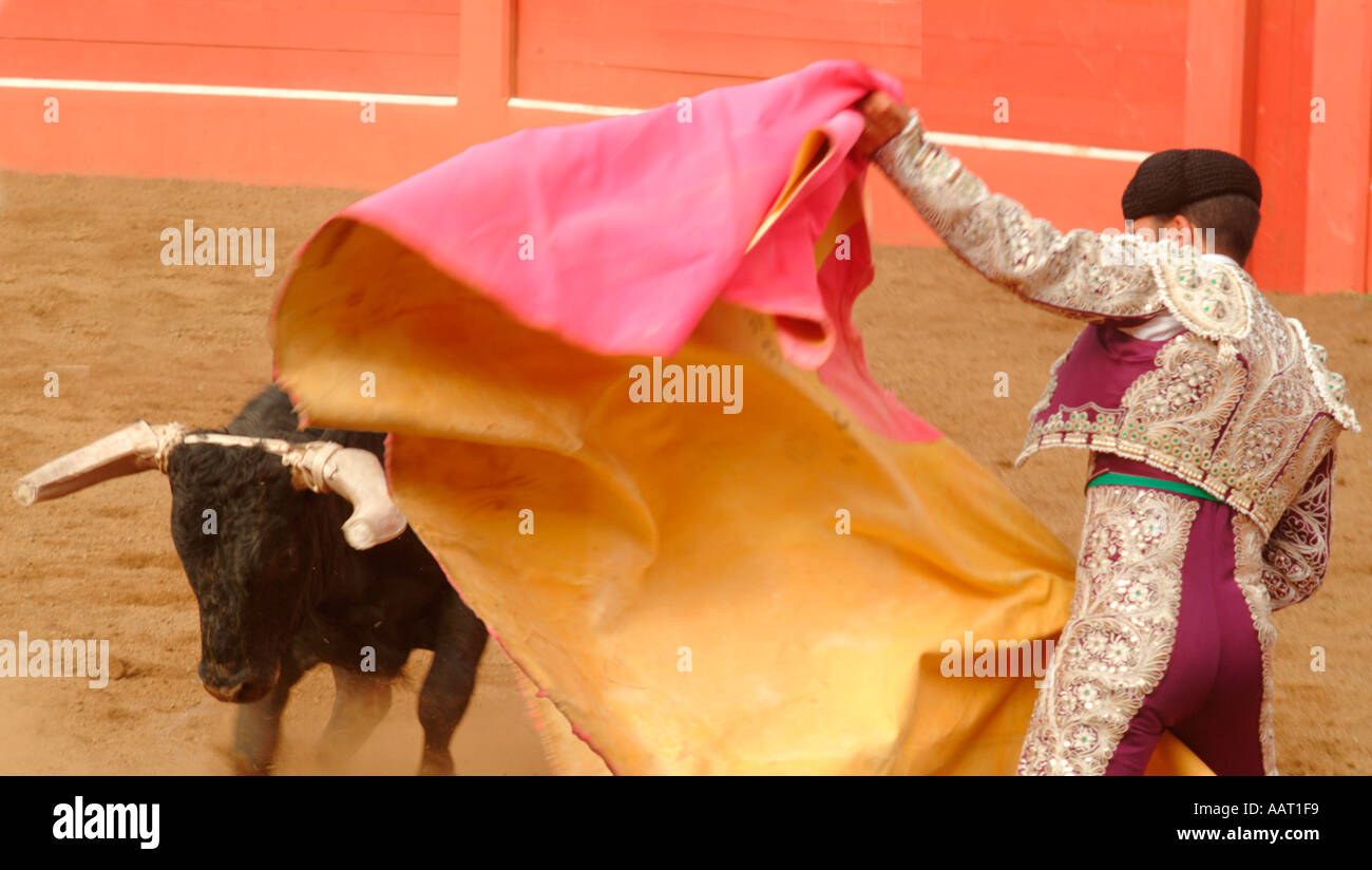 Matador with cape hi-res stock photography and images - Alamy