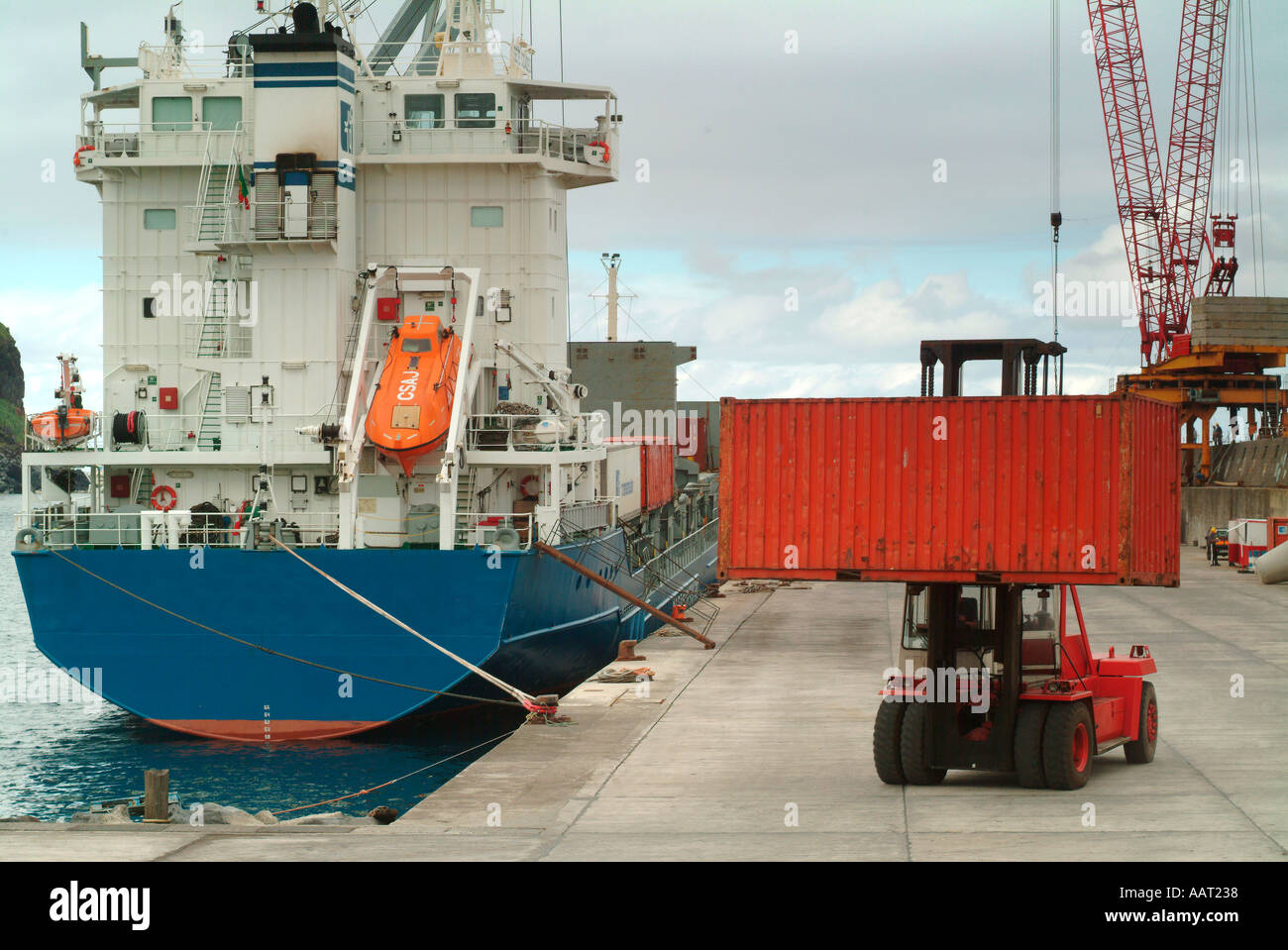 Lagos port containers hi-res stock photography and images - Alamy