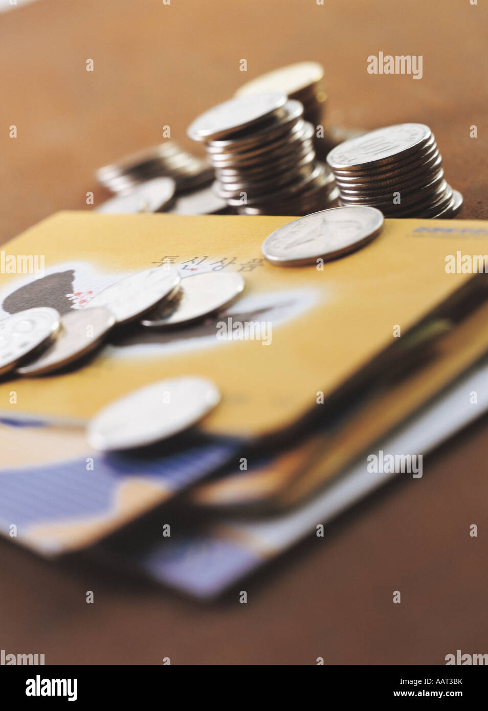 coin and document Stock Photo - Alamy